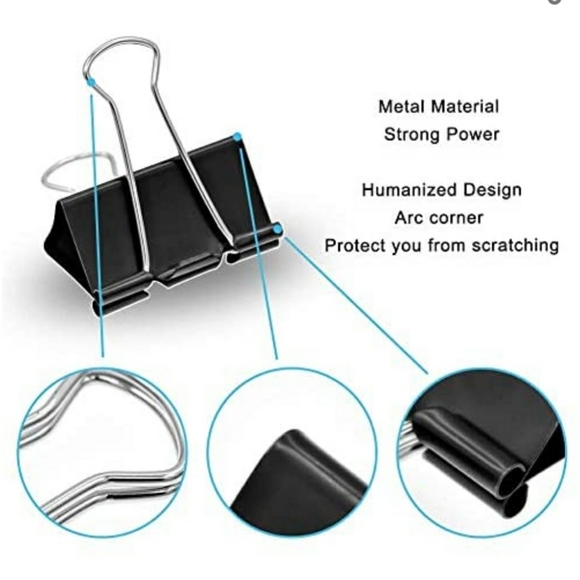 Unbranded | Office | Extra Large Binder Clips 36pc | Poshmark